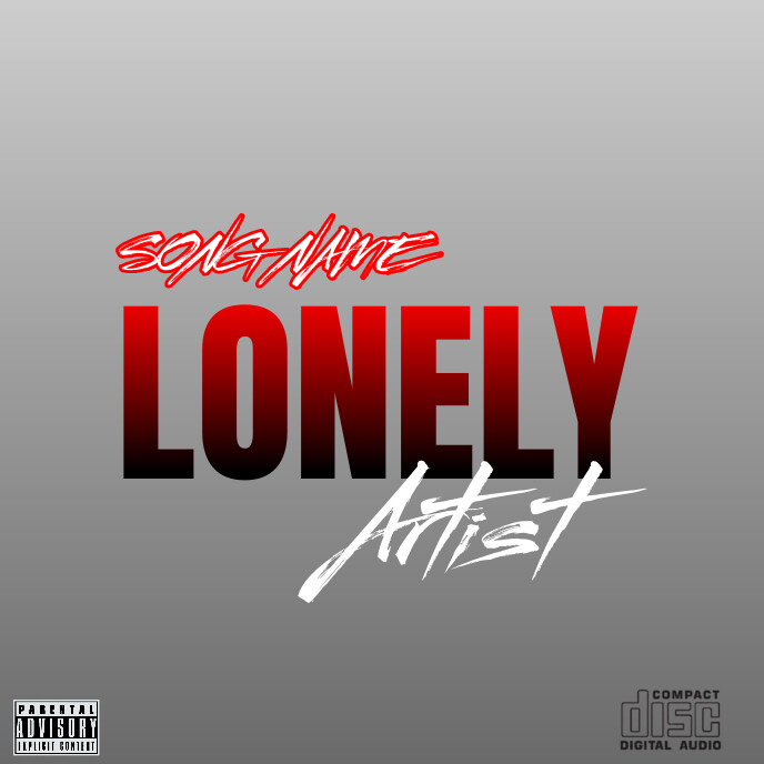 Copy of lonely album cover | PosterMyWall