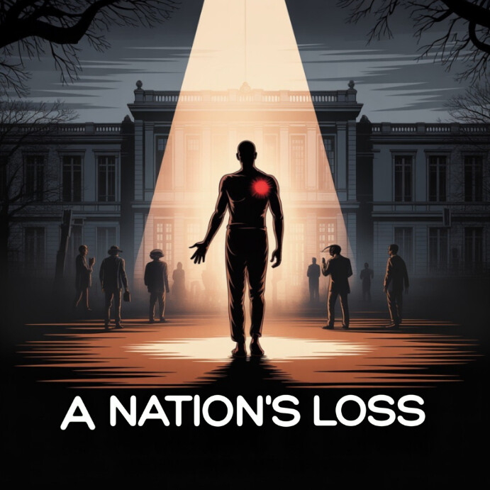 Lonely Spotlight on Figure in Dark Urban Setting Template | PosterMyWall
