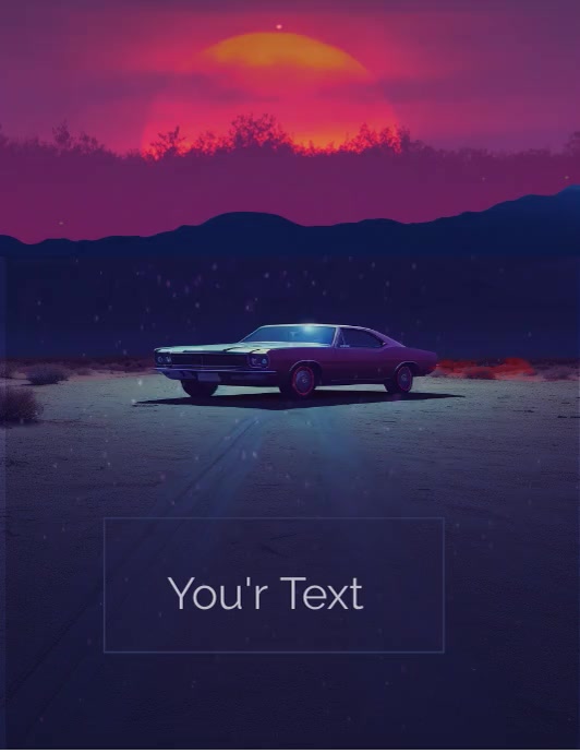 long drive template | PosterMyWall