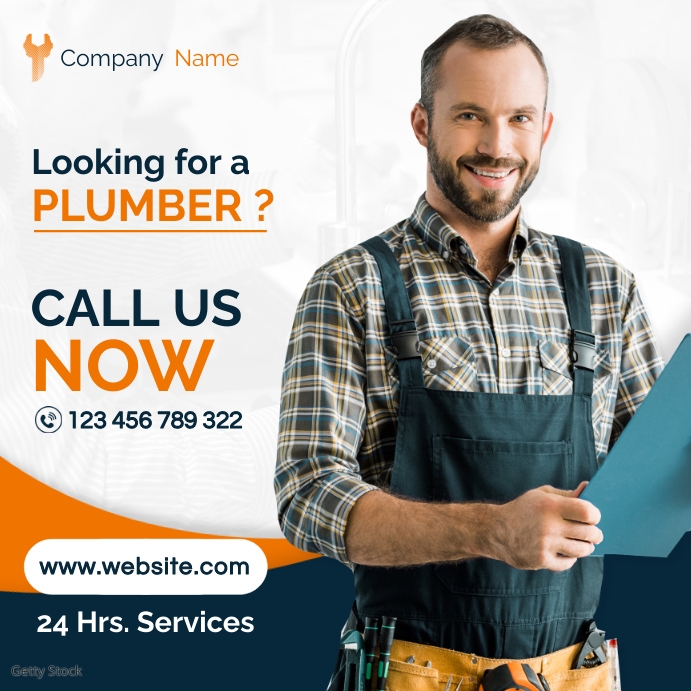 looking for a plumber Template | PosterMyWall