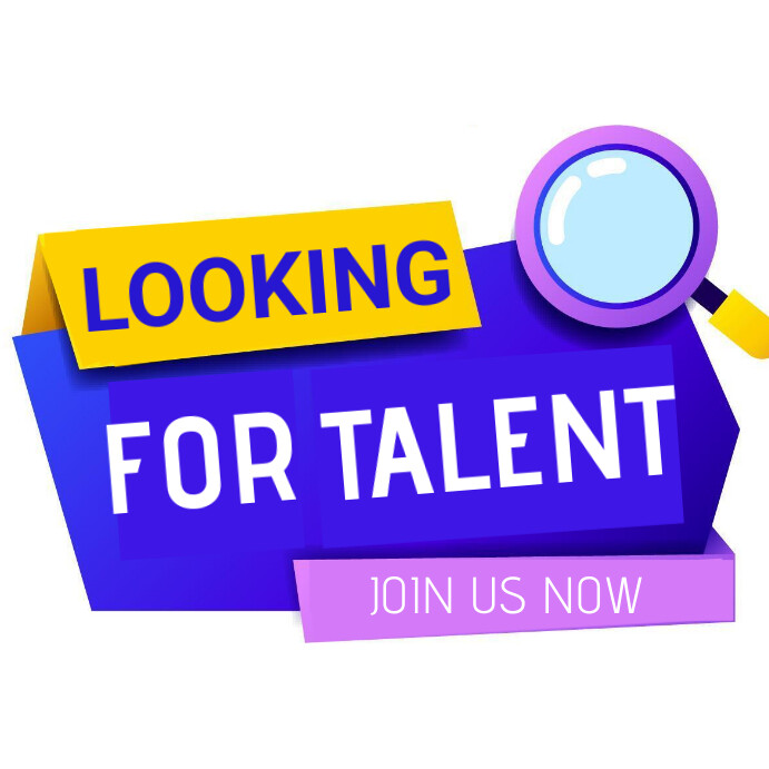 Looking for talent template | PosterMyWall