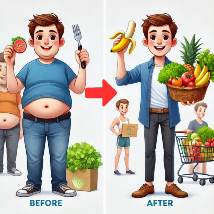 Loose Weight Before and After Picture Template | PosterMyWall