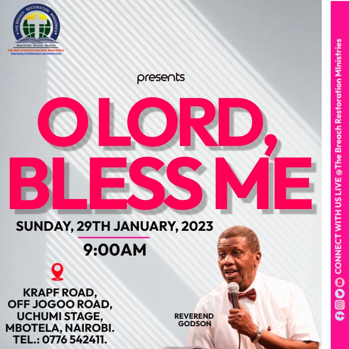 LORD, bless me Template | PosterMyWall
