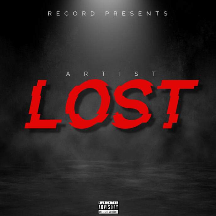 Plantilla de Lost Album Cover | PosterMyWall