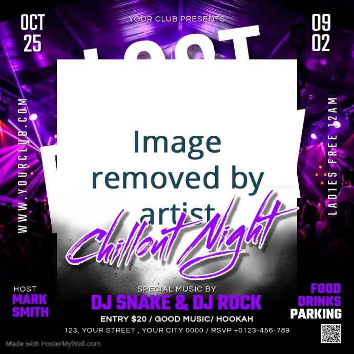 Copy of Lost Friday Chill-out Night | PosterMyWall