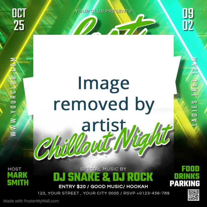 Lost Friday Chill-out Night Template | PosterMyWall