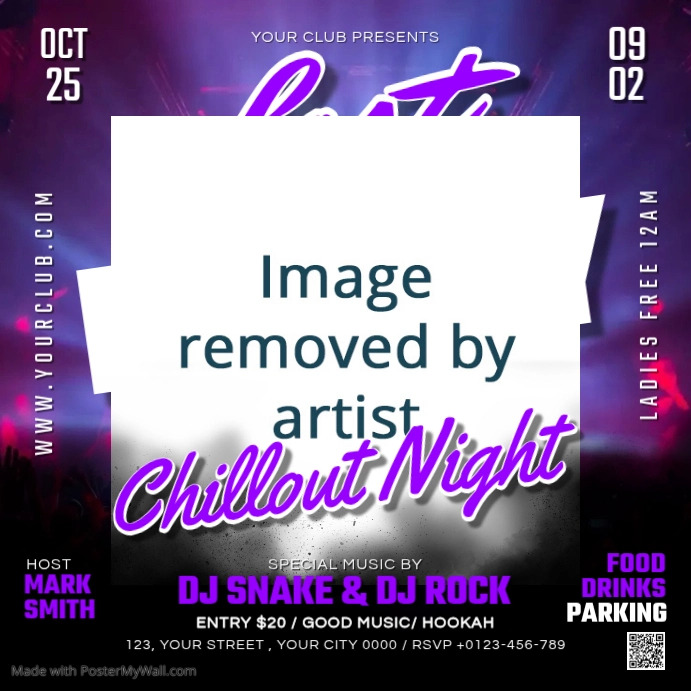 Lost Friday Chill-out Night Template | PosterMyWall