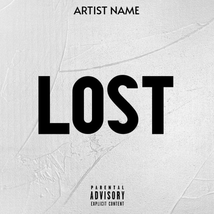 Lost song album cover Template | PosterMyWall