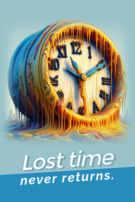 Copy of Lost time | PosterMyWall