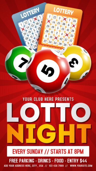 Copy of Lotto Night | PosterMyWall