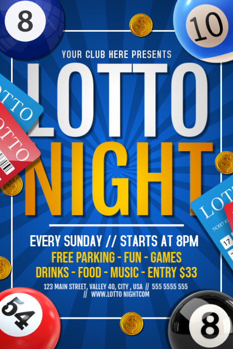 Copy of Lotto Night | PosterMyWall