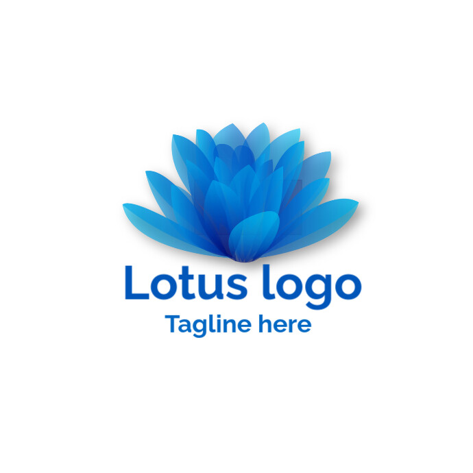 Lotus logo new logo design Template | PosterMyWall