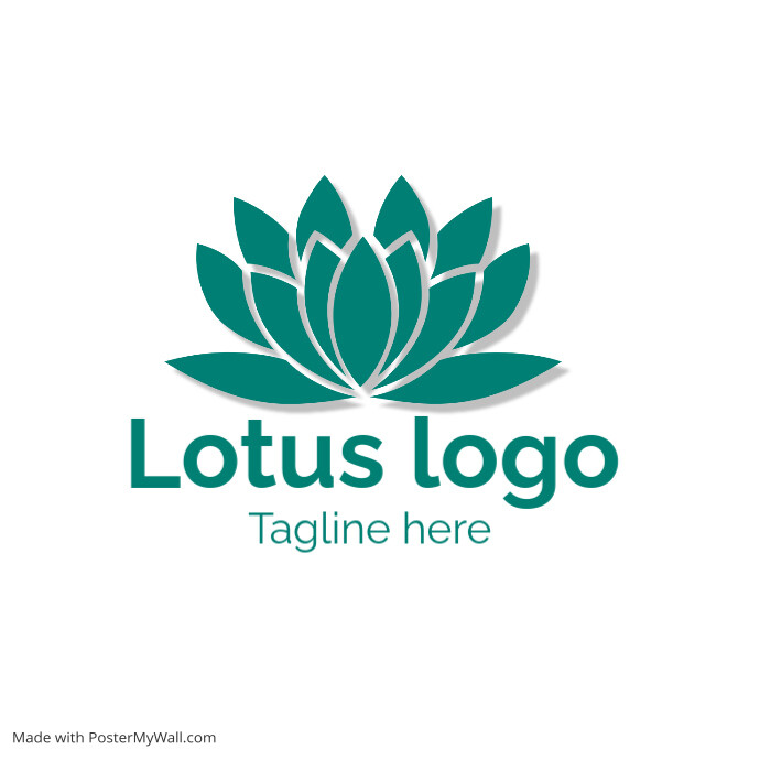 Copy of Lotus logo new professional logo design | PosterMyWall