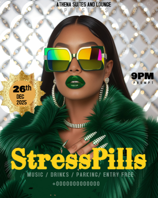 Lounge party night flyer template design | PosterMyWall