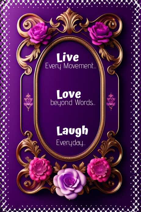 Copy of Love,life,laugh poster, wishes,frame | PosterMyWall