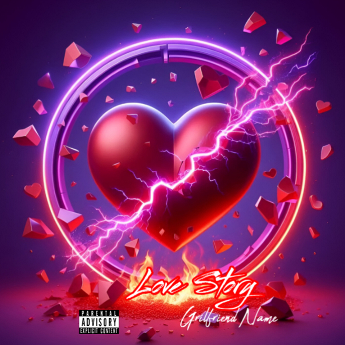 love album cover Template | PosterMyWall