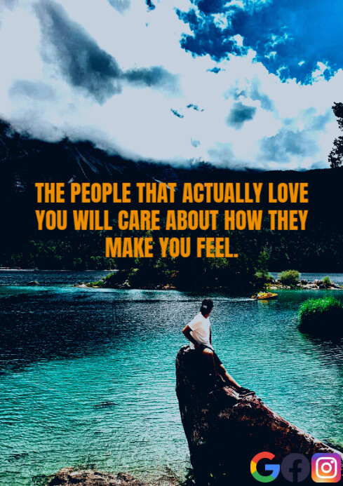 LOVE AND CARE QUOTE TEMPLATE | PosterMyWall