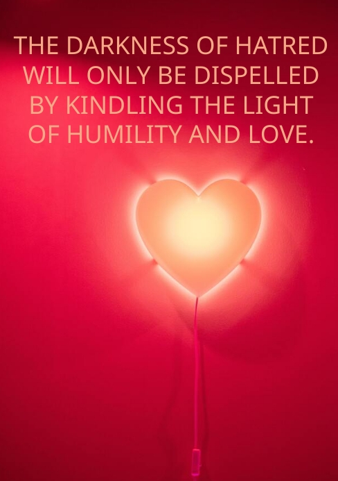 LOVE AND HUMILITY QUOTE TEMPLATE | PosterMyWall
