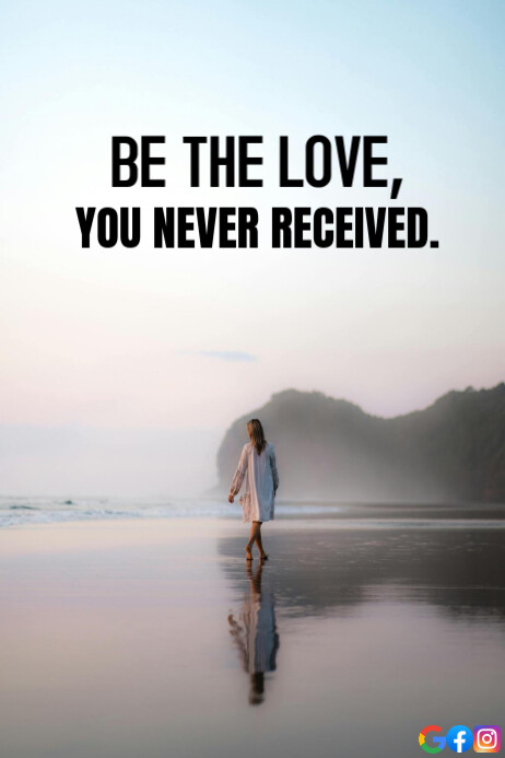 Plantilla de LOVE AND RECEIVED QUOTE TEMPLATE | PosterMyWall