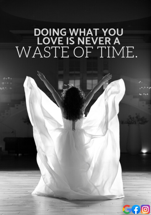 LOVE AND TIME QUOTE TEMPLATE | PosterMyWall