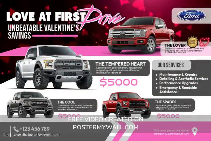 Love At First Drive Template | PosterMyWall