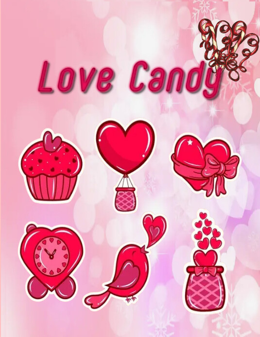 Plantilla de love candy | PosterMyWall