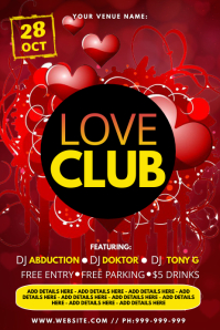 Valentines Day Party Poster Template | PosterMyWall