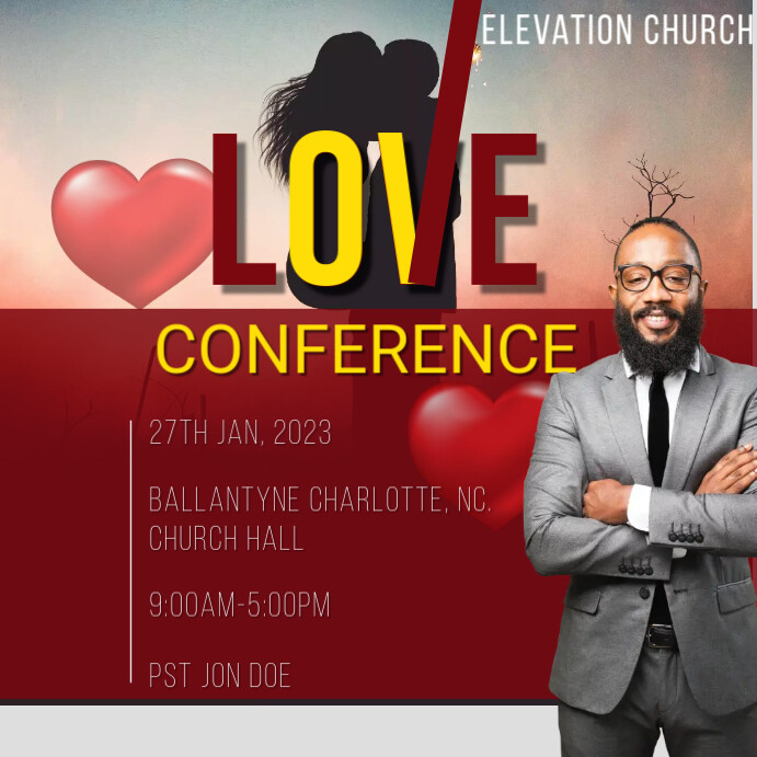Love Conference 3 Template Postermywall