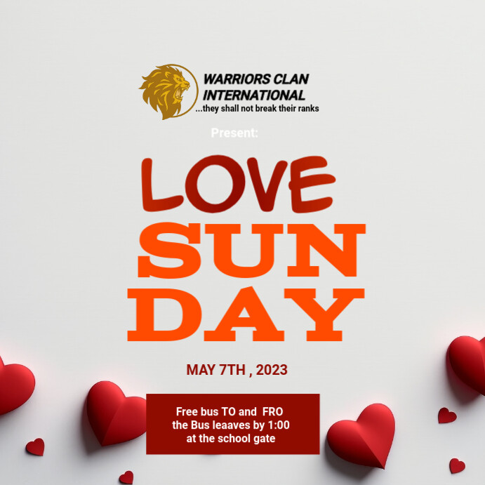 love day Template | PosterMyWall