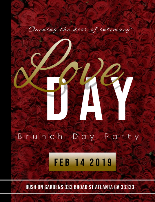 Copy of Love day party | PosterMyWall