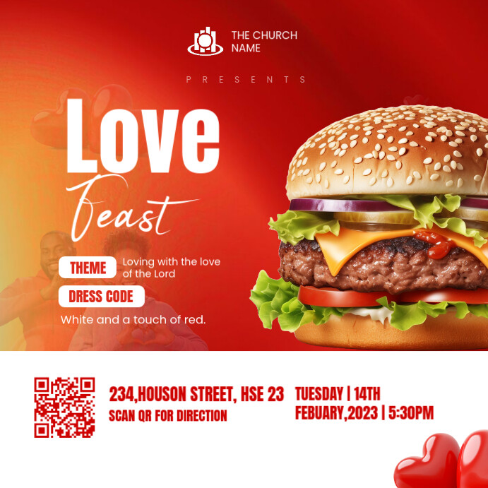 Copy of Love Feast | PosterMyWall