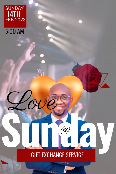 Plantilla de love feast sunday service (1) | PosterMyWall
