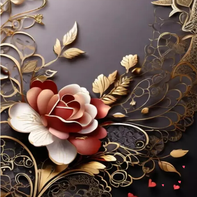 Love frame background design template | PosterMyWall