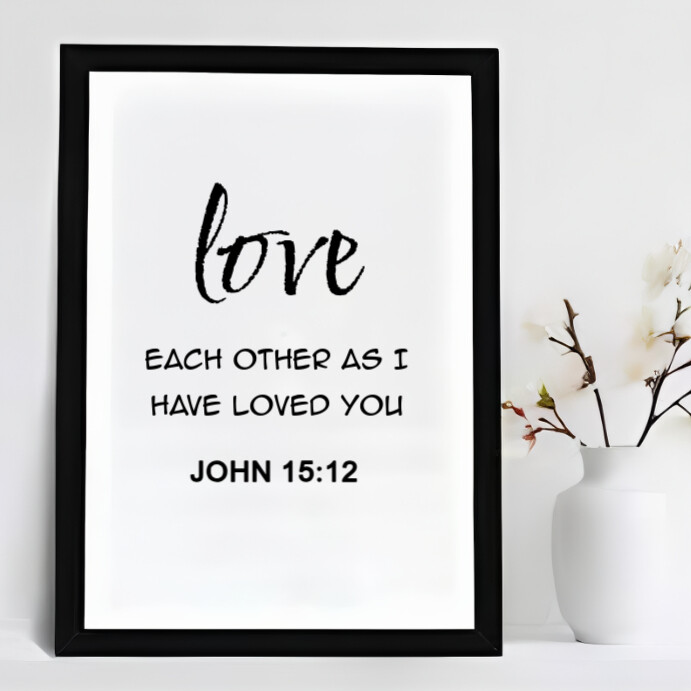 LOVE - Inspirational Wall frame Templat | PosterMyWall