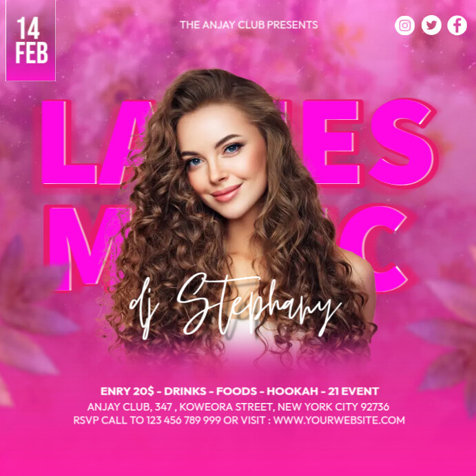 Love Music DJ Ads Template | PosterMyWall