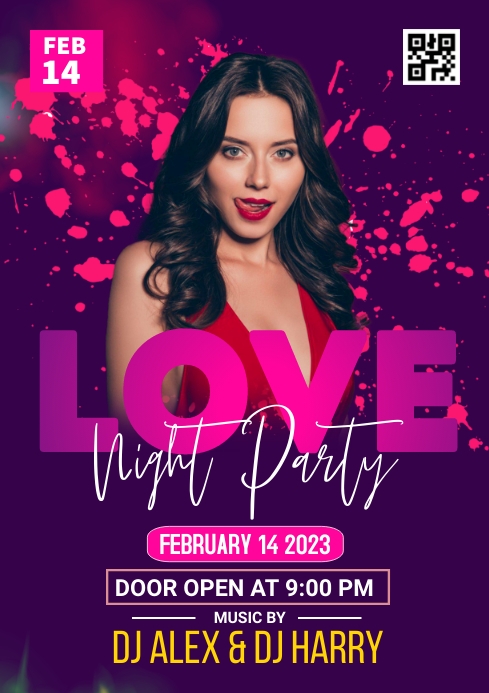 Love Night Party Template | PosterMyWall