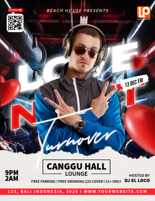 Love Night Party Poster Template | PosterMyWall