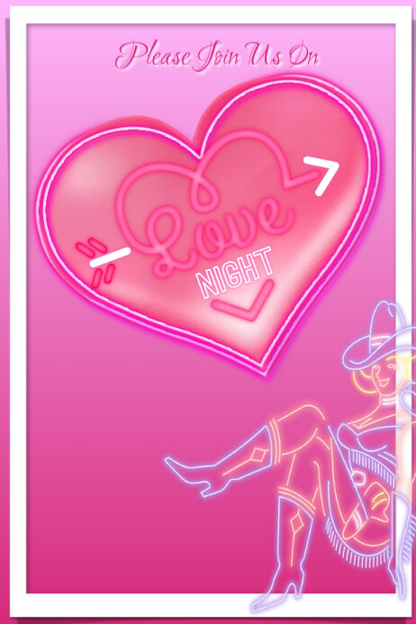 Love Night poster Template | PosterMyWall