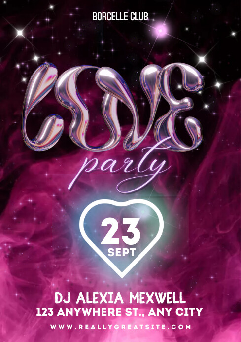 Plantilla de Love Party | PosterMyWall