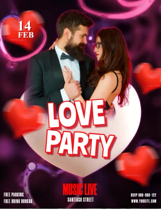 Love Party Video Ads Template | PosterMyWall