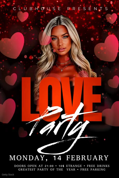 LOVE PARTY.A Template | PosterMyWall