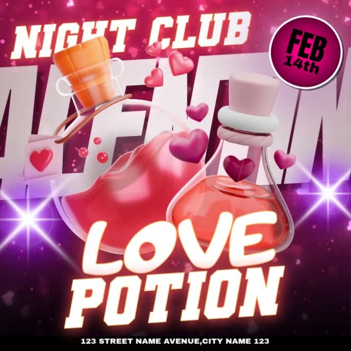 Love Potion Party Template | PosterMyWall
