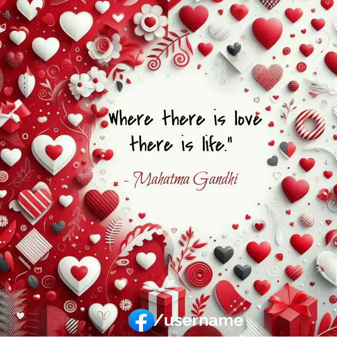 Love Quote Flyer Template | PosterMyWall