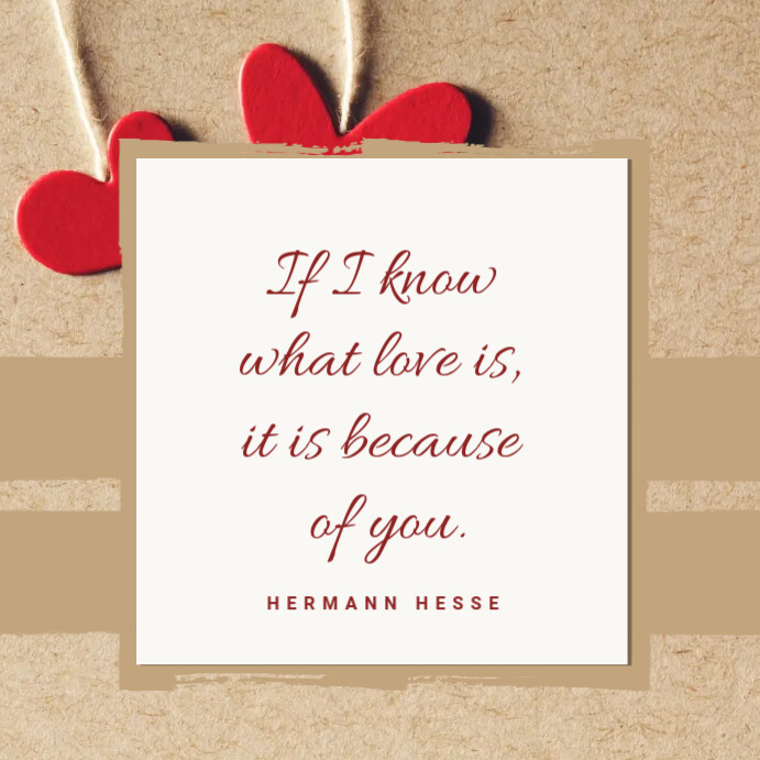 Love Quote Template | PosterMyWall