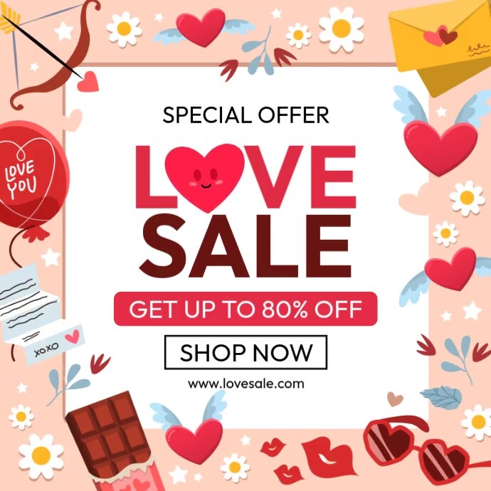 Love Sale Template | PosterMyWall