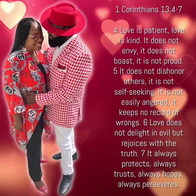 Love Scripture Template | PosterMyWall