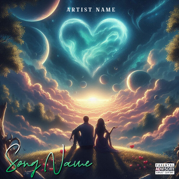 Love Song Mixtape Album Cover Art Album Cover Template | PosterMyWall