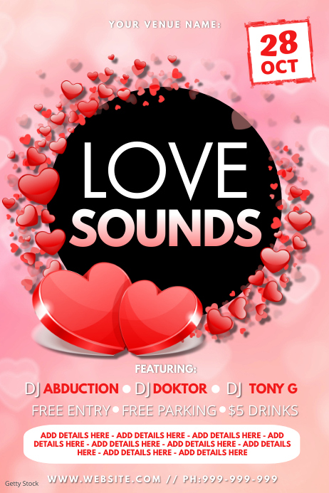 Love Sounds Poster Template | PosterMyWall