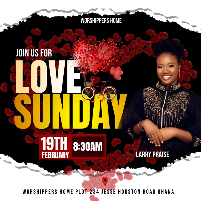 Love Sunday Template | PosterMyWall
