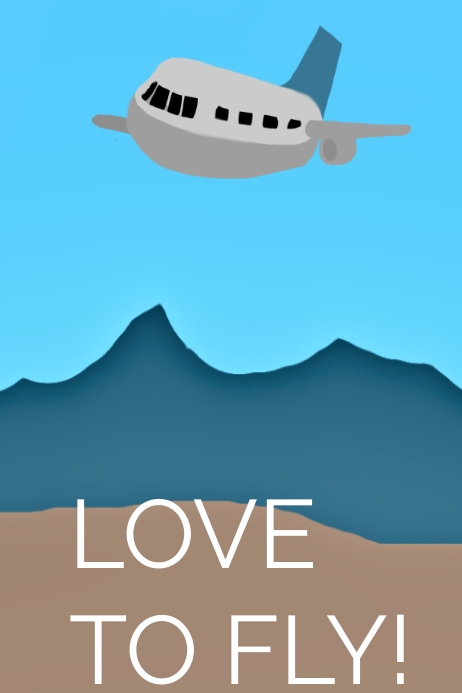 Copy of Love To Fly | PosterMyWall